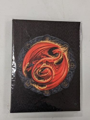 Anne Stokes Spirit of Equinox Canvas Print Red Alchemy Dragon 7.5 X 10 ...