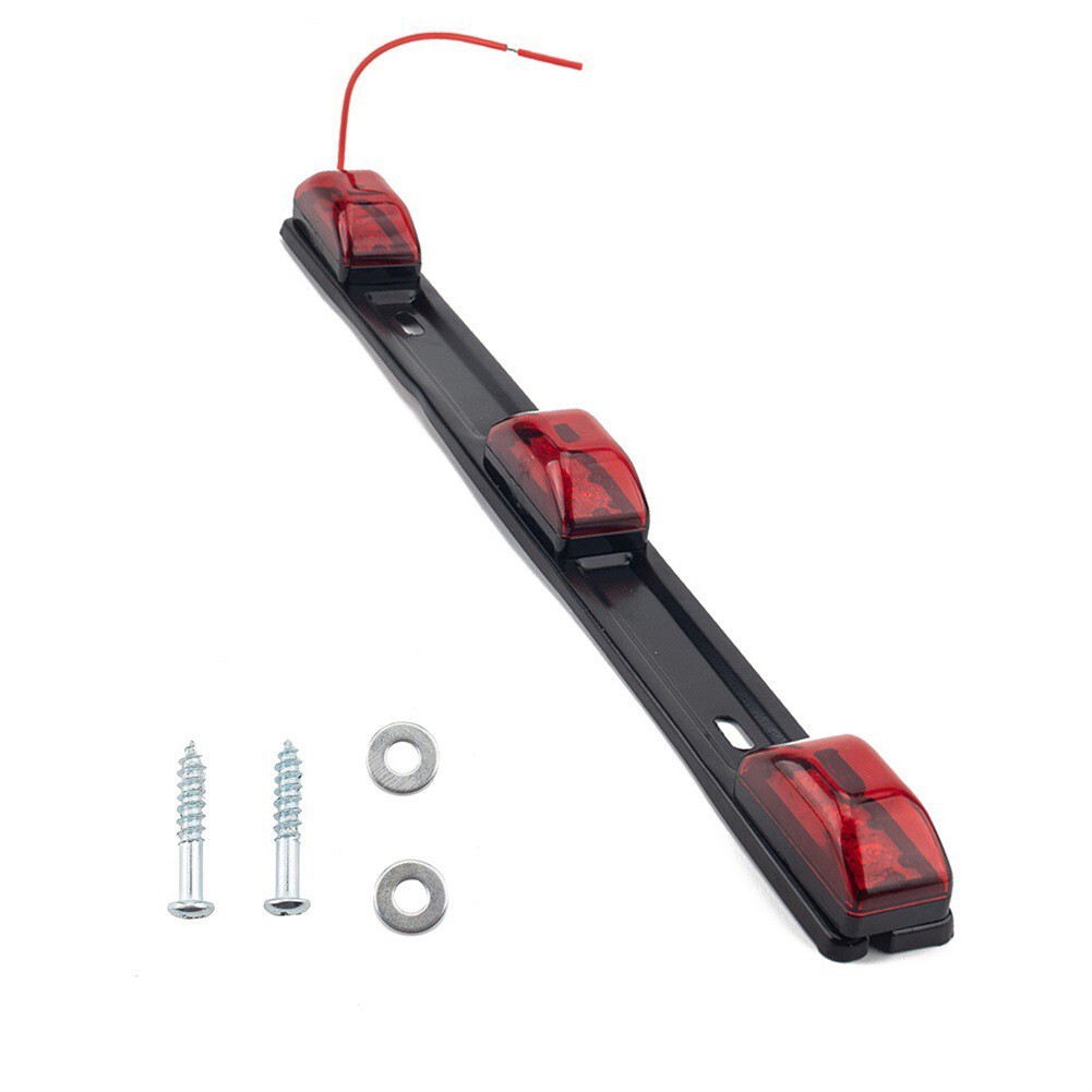 Alloy Shell Red LED Stainless Marker Light Shockproof Tail Lights for ...