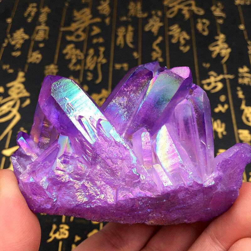 Purple Natural Quartz Cluster Crystal Quartz Cluster Gem Stone Healing ...
