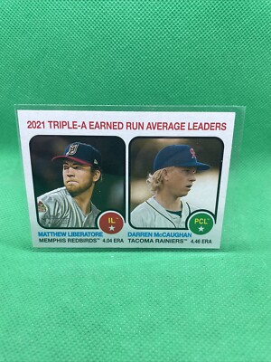 Matthew Liberatore Darren McCaughan 2022 Topps Heritage Minor League ...