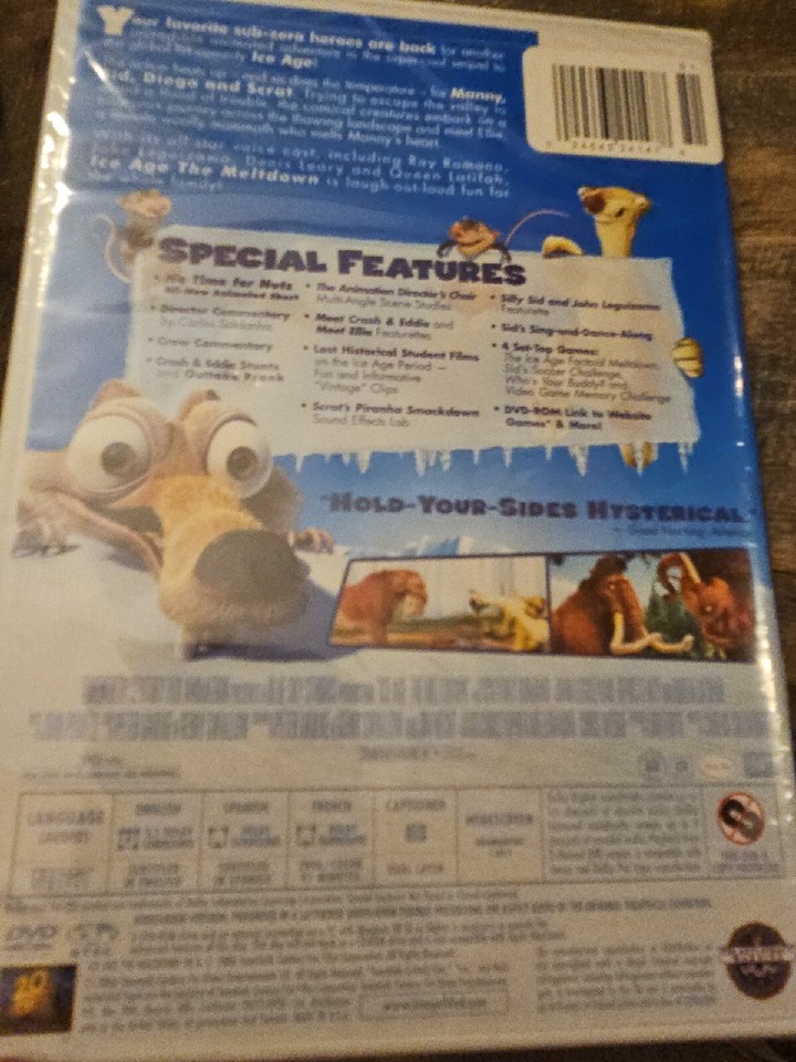 2006 ICE AGE THE MELTDOWN DVD WIDESCREEN Sealed (A2) 24543241478| eBay