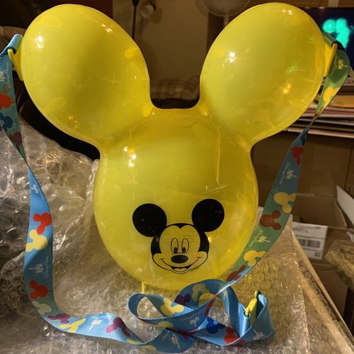 Disney Parks Yellow Mickey Balloon Popcorn Bucket | eBay