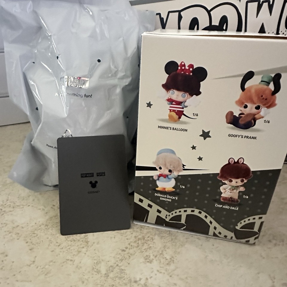 Pop Mart Dimoo World X Disney Series-vinyl Plush Keychain Blind Box ...