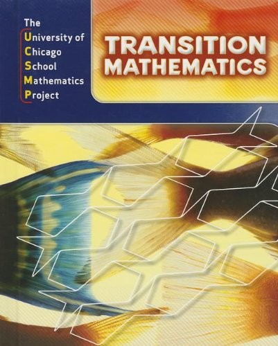 TRANSITION MATHEMATICS: UCSMP GRADES 6-12 By Steven Viktora - Hardcover ...
