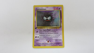 GASTLY FRENCH FANTOMINUS 1ST EDITION BASE SET 1999 POKEMON 50/102 GRADE ...