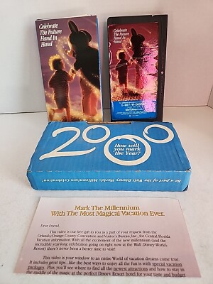 Walt Disney World 2000 VHS Promo Tape Promo Brochures Travel Guide New ...