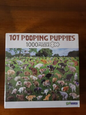 "1000 Piece Puzzle 101 Pooping Puppies Dogs Pooping Puzzle" NEW SEALED ...