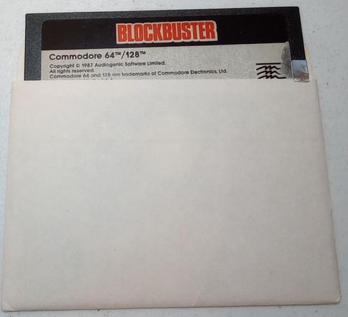 Commodore 64: BLOCKBUSTER - Game Original Disk - TESTED & WORKS | eBay