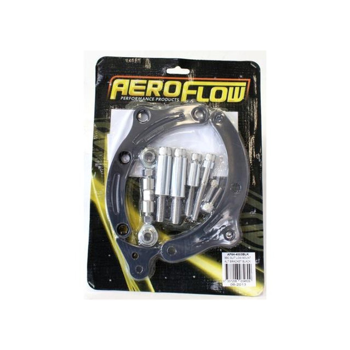 Aeroflow AF64-4003BLK Low Mount Alt Brack P/Side Short Pump Black Fits ...