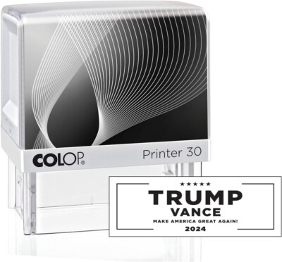 Trump Vance Make America Great Again Self-Inking Stamp - 3/4" x 1-7/8 ...