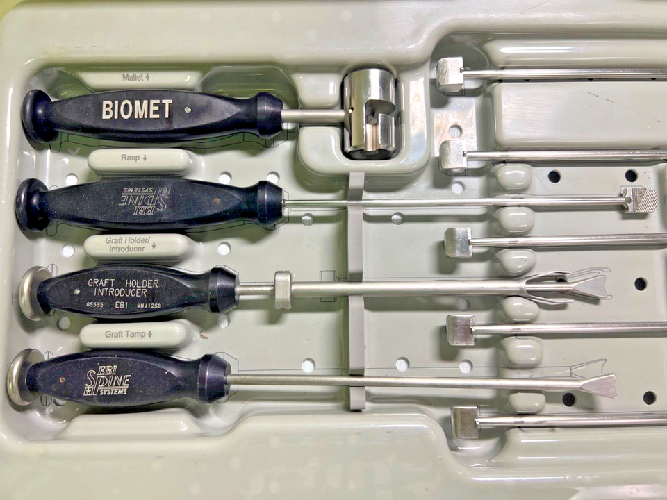 EBI Biomet OsteoStim Cervical Spine Allograft Spacer System w/ Lordotic ...