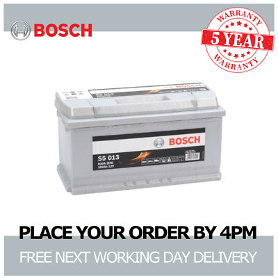 Bosch S5013 Car Battery 12V Sealed Calcium 5 Yr Warranty Type 019 | eBay UK