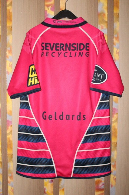 CANTERBURY CARDIFF BLUES WALES HOME PINK RUGBY SHIRT SEASON 2010 SIZE M ...