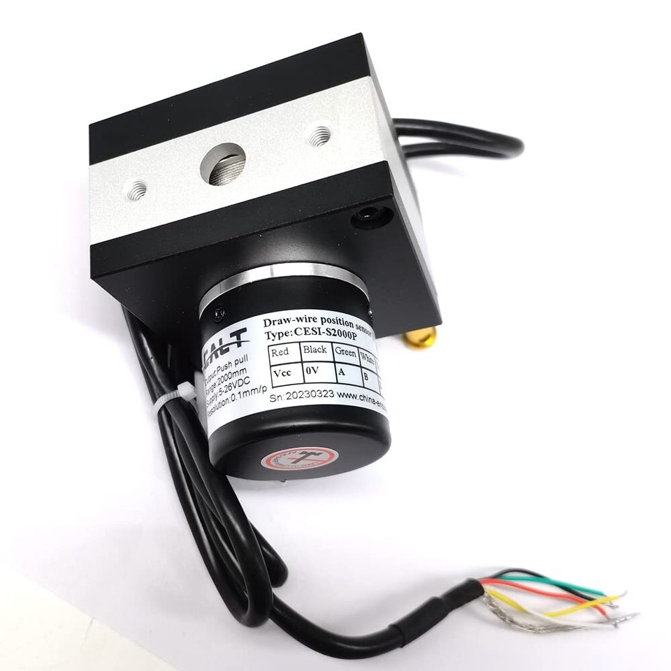 2000mm Incremental Encoder Type Draw Wire Linear Displacement Sensor CESI-S20... | eBay