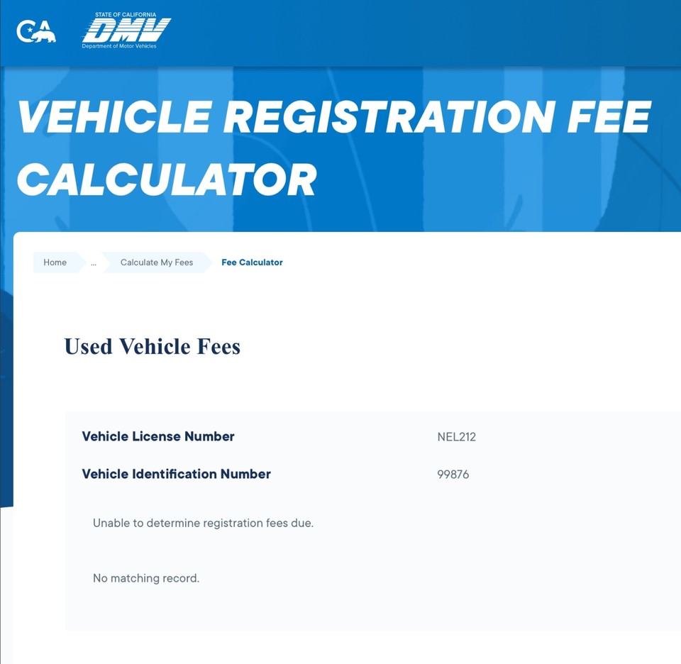 VARIOUS NUMBERS 1963 base California DMV CLEAR PAIRS black car license ...