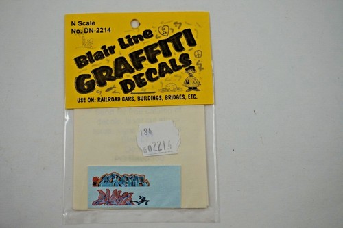 NOS Blair Line DRANE / FROG N Scale Graffiti Decals - DN-2214 | eBay