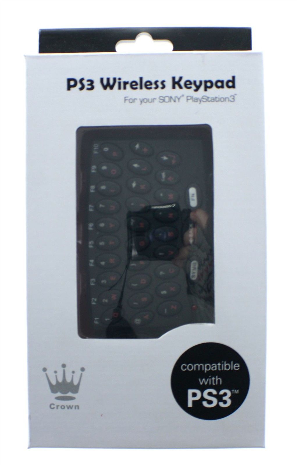 Crown Wireless Keypad Keyboard for PS3 Controller PlayStation 3 - New ...