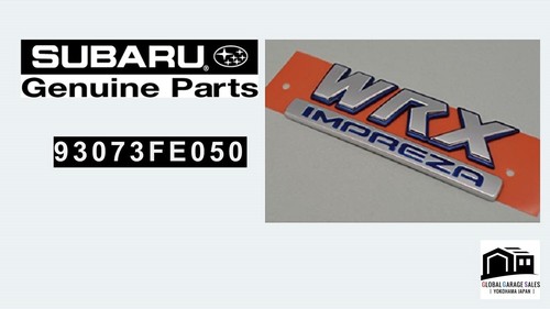 Subaru 02-03 WRX Impreza Rear Dual Emblem Badge Genuine 93073FE050 | eBay