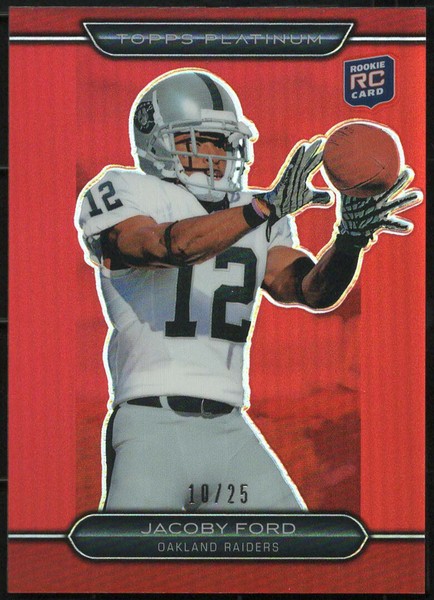 2010 Topps Platinum - Red Refractor #142 Jacoby Ford /25 (RC) for sale ...