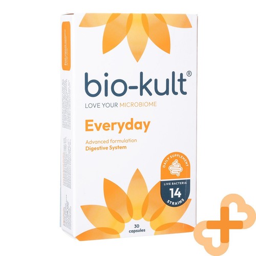 BIO-KULT 30 Capsules Digestive System Support Supplement Live Bacteria ...