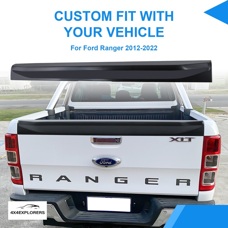 For Ford Ranger 2019-Onwards Raptor Style Load Bed Rail Tail Gate Wing ...