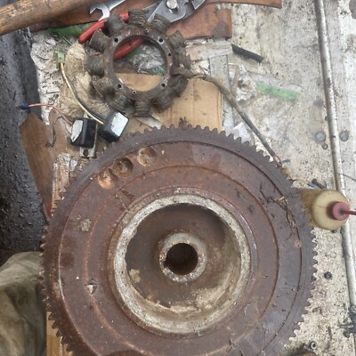 WISCONSIN VF4D ENGINE FLYWHEEL STATOR RECTIFIER REGULATOR (PARTS ONLY ...