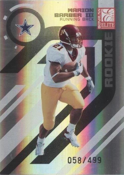 2005 Donruss Elite - Rookie Marion Barber III #168 /499 (RC) for sale ...