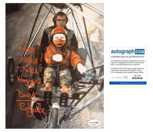 Ed Gale "Howard the Duck" AUTOGRAPH Signed 'Howard T. Duck' 8x10 Photo ...
