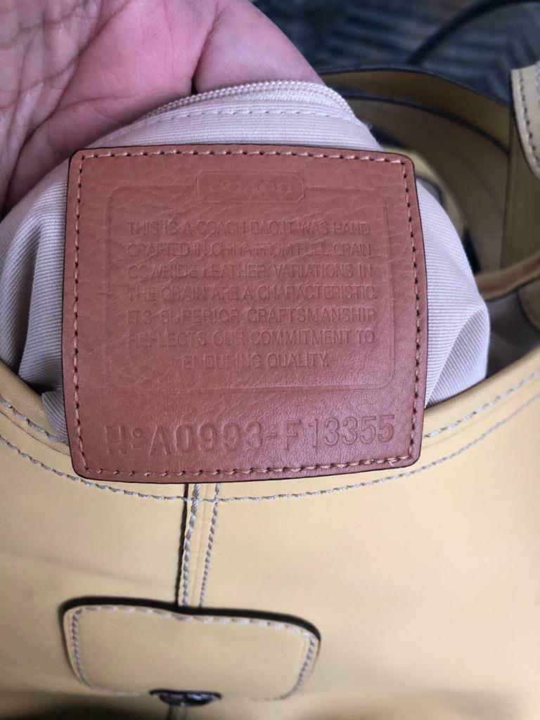 COACH Duffle Soho Canary Bleeker Flap Cross Body 133… - Gem