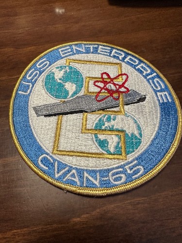 Vintage US Navy USS Enterprise CVAN-65 Ship Patch | eBay