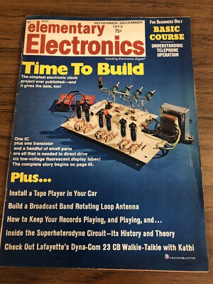 Vintage Elementary Electronics Magazine December 1973 | eBay