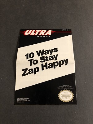 Ultra Games Nes Poster Insert ULT—NES-US-1 | eBay
