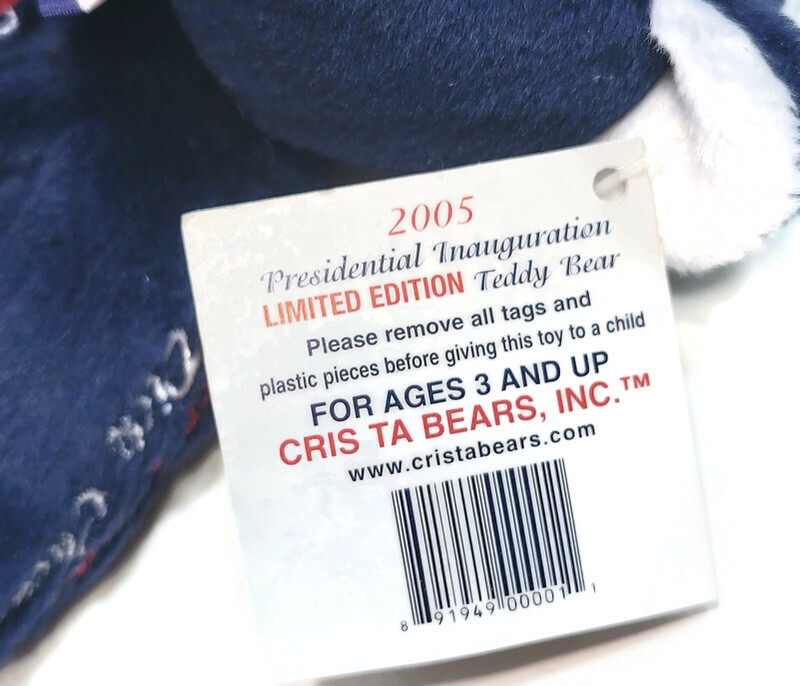 Ty Beanie Babies Inauguration of President & Vice Bear Plush 2005 ...