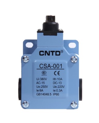 CNTD Finecorsa pistoncino a rotella in acciaio, 1NO/1NC,10A 250V, IP66 ...