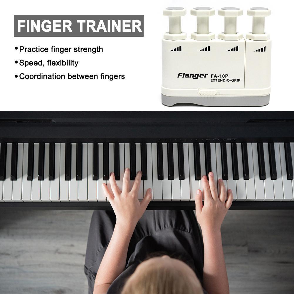 Piano Finger Trainer Exerciser Guitar Finger Strength Tool (White) | eBay
