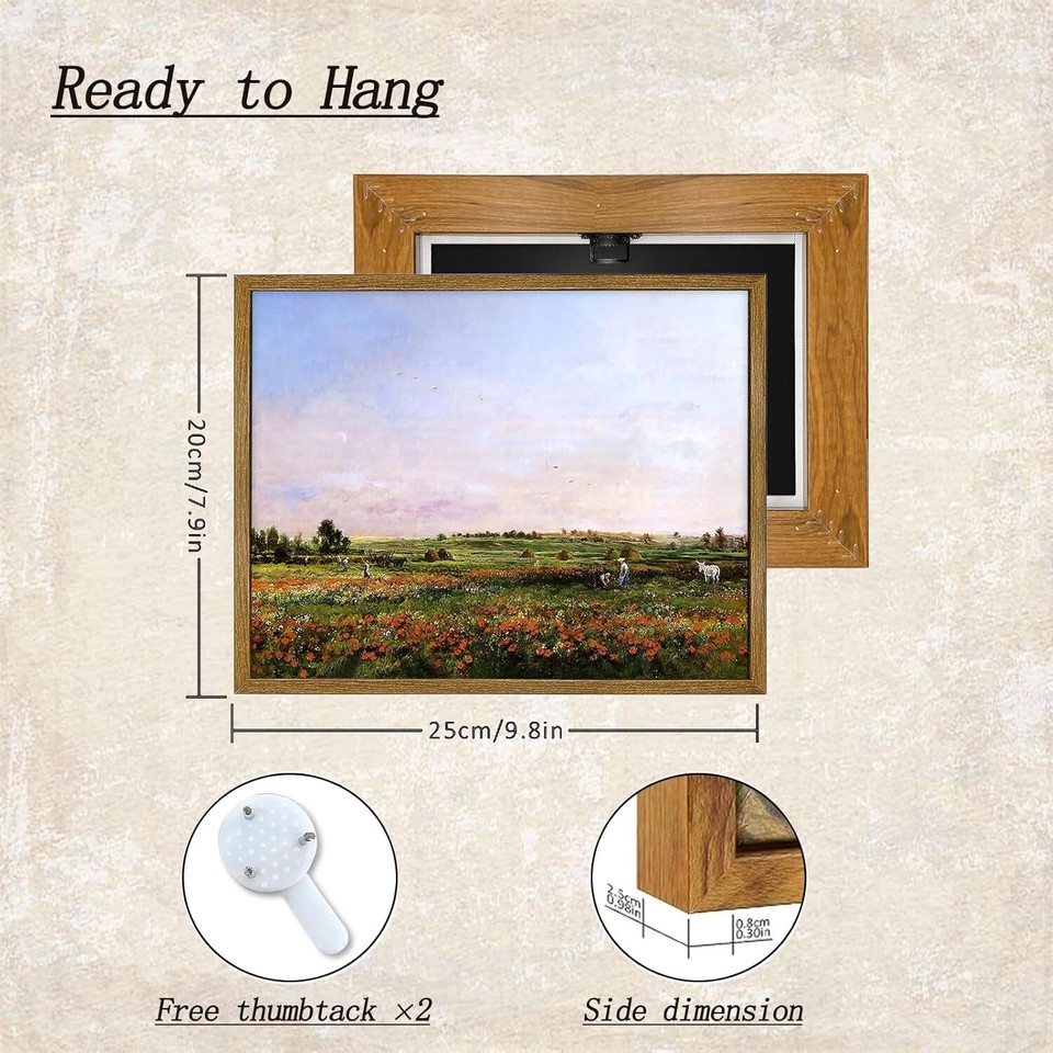 Wood Frame For Canvas Oil Painting Picture Nature DIY Frames For ...