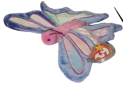Ty Beanie Baby - FLITTER the Butterfly (9.5 Inch) NEW MWMTs Plush ...