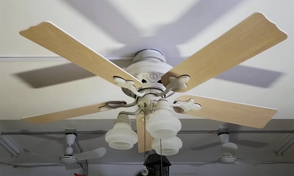 Hunter 4 Light Antique Brass Ceiling Fan Light Kit - Infoupdate.org