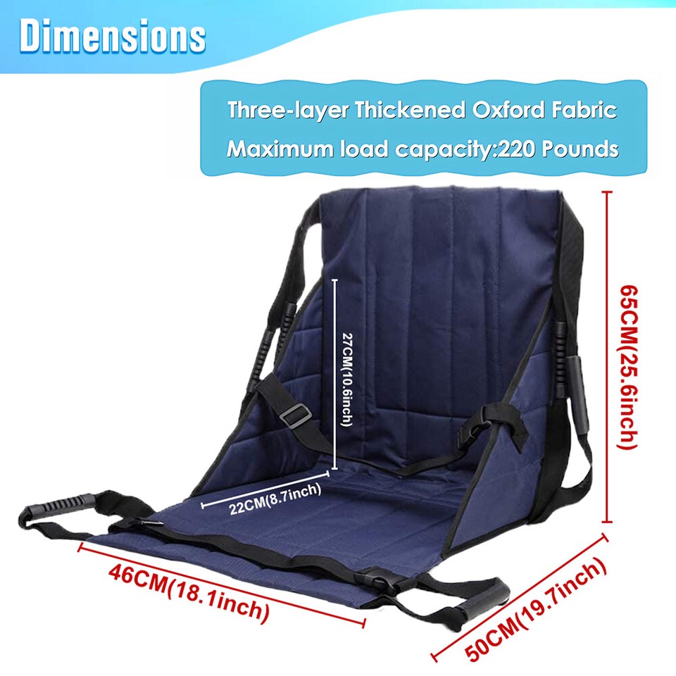 1PC Patient Transfer Wheelchair Seat Cushion Lift Stair Slide Board ...