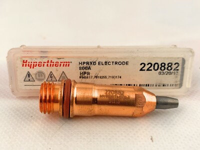 🌟Hypertherm 220882, 800 Amp Electrode HPR800A, HPR800XD Plasma Torch | eBay