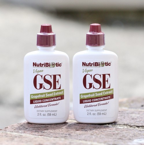 (2) Vegan GSE Grapefruit Seed Extract, Liquid Concentrate, 2 fl oz (59 ...