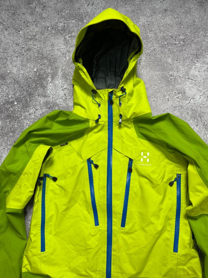 Haglofs Vassi Spinx Gore-Tex Green Jacket Softshell Women's Size L Ski ...