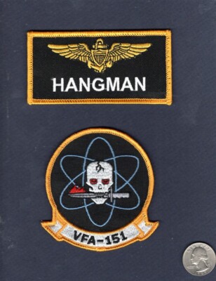 Jake HANGMAN Seresin TOP GUN Maverick Movie EMB Name Tag VFA-151 ...