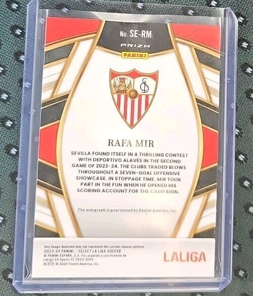 2023-24 Select La Liga Select La Liga Signatures #4 Rafa Mir Auto ...
