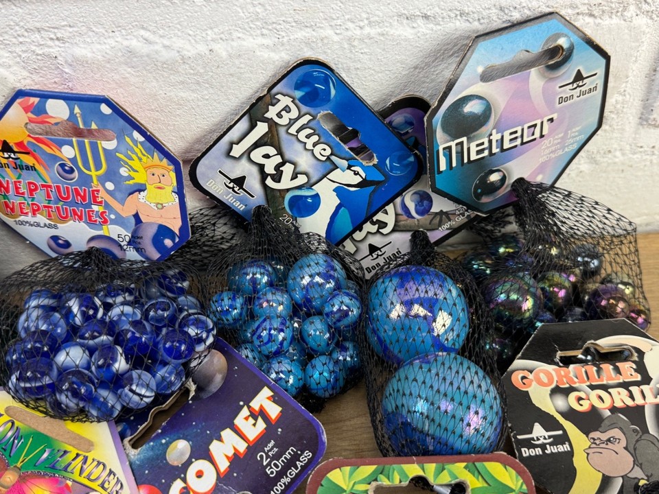 10 mammoth marbles in 5 original net bags - Vacor de Mexico - Don Juan ...