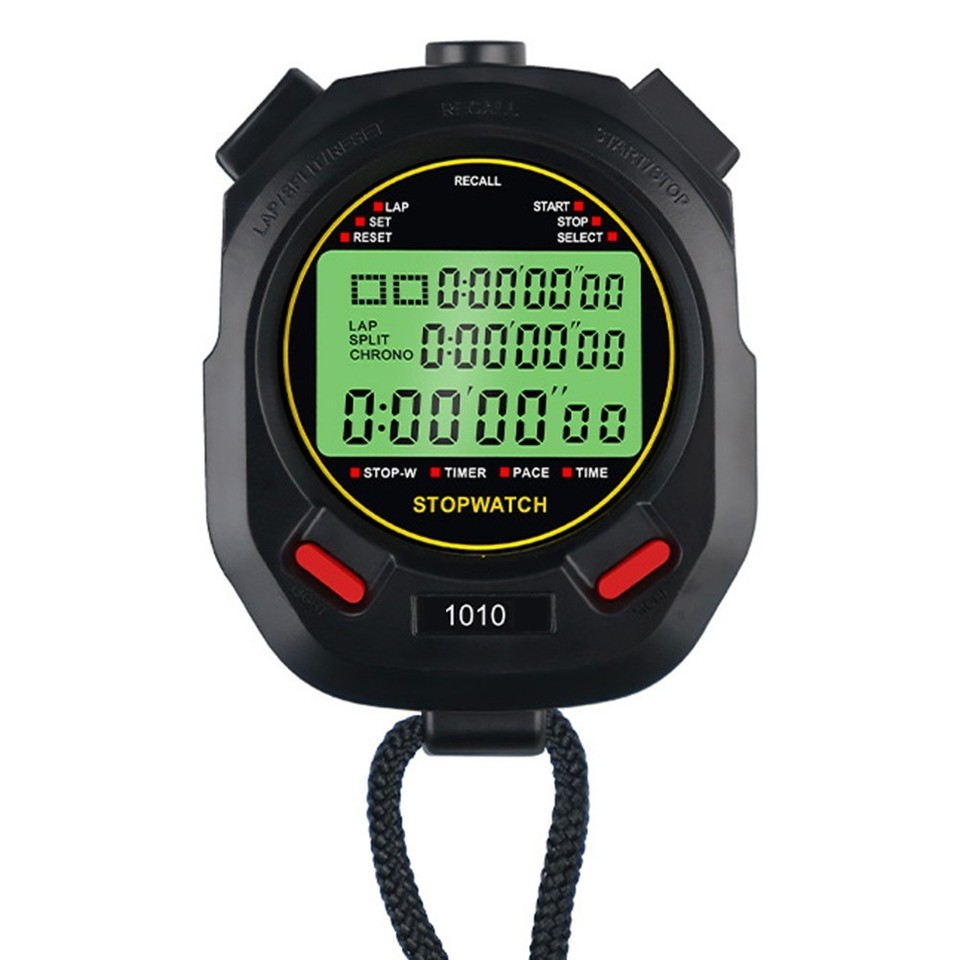 Sports Stopwatch with Split and Lap Timing Functions for Better ...