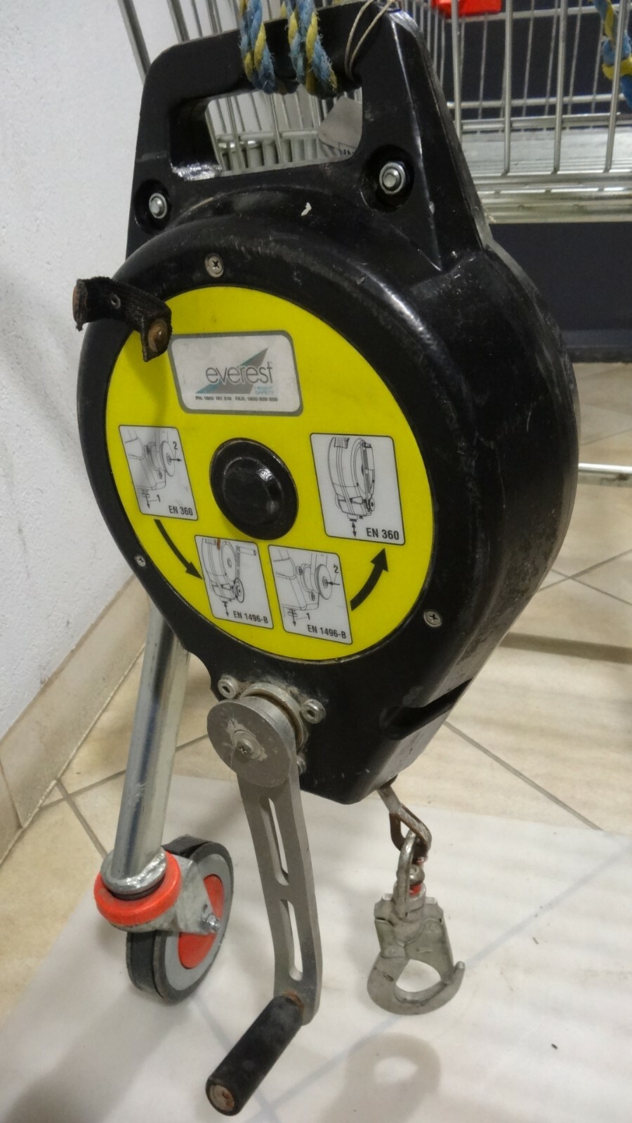 CRW-300/25 Retractable Type 3 Inertia Reel/Rescue Winch 25m | eBay UK