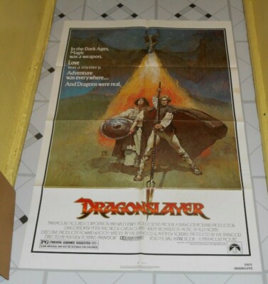 original DRAGONSLAYER one-sheet movie poster | eBay
