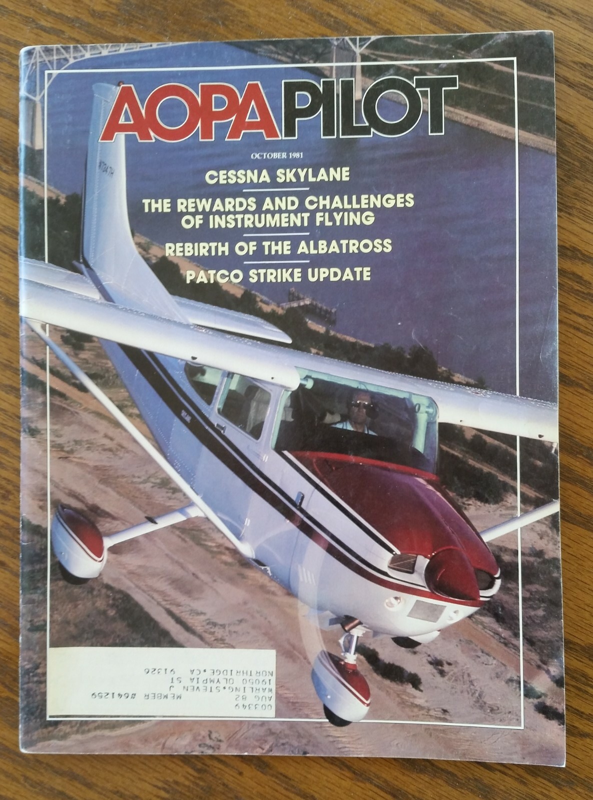 AOPA Pilot Oct 1981, Cessna Skylane, Grumman Albatross, Beech 17s ...