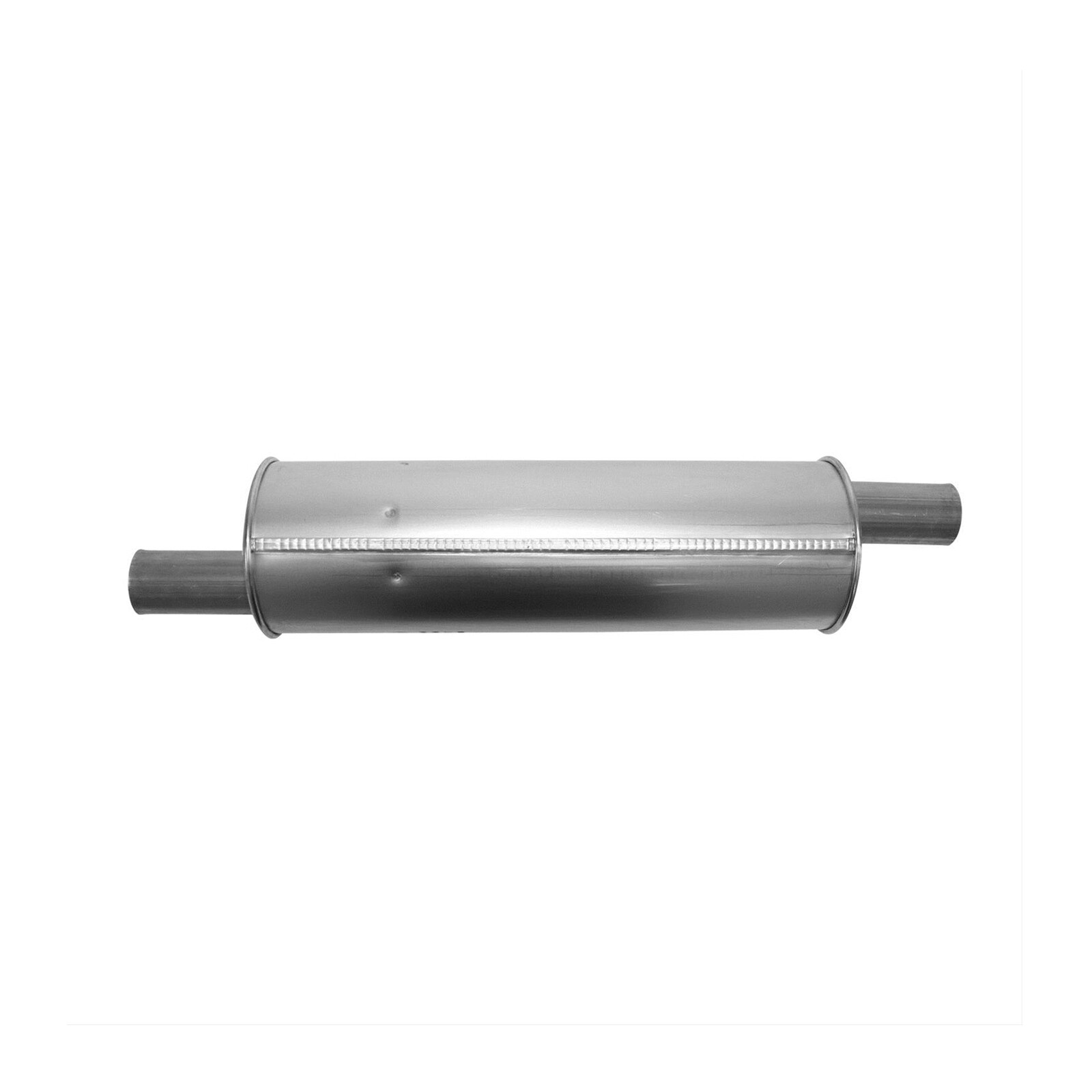 AP Exhaust Universal Round Muffler 2.25" In /Outlet for Bronco ...